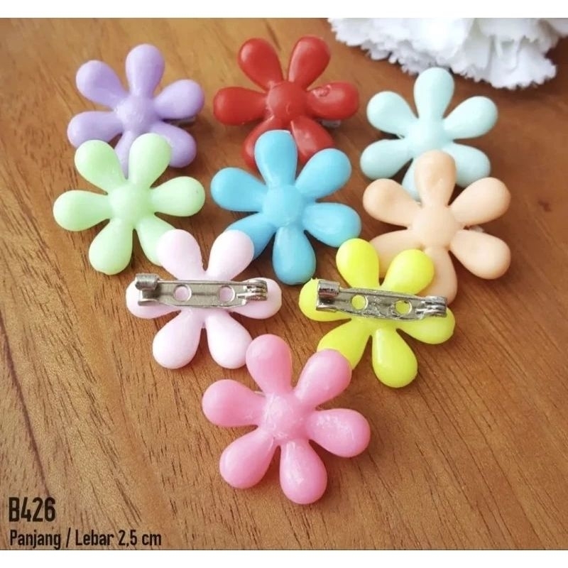 Jual bross karakter isi 12 pcs bros hijab pin kerudung karakter ...