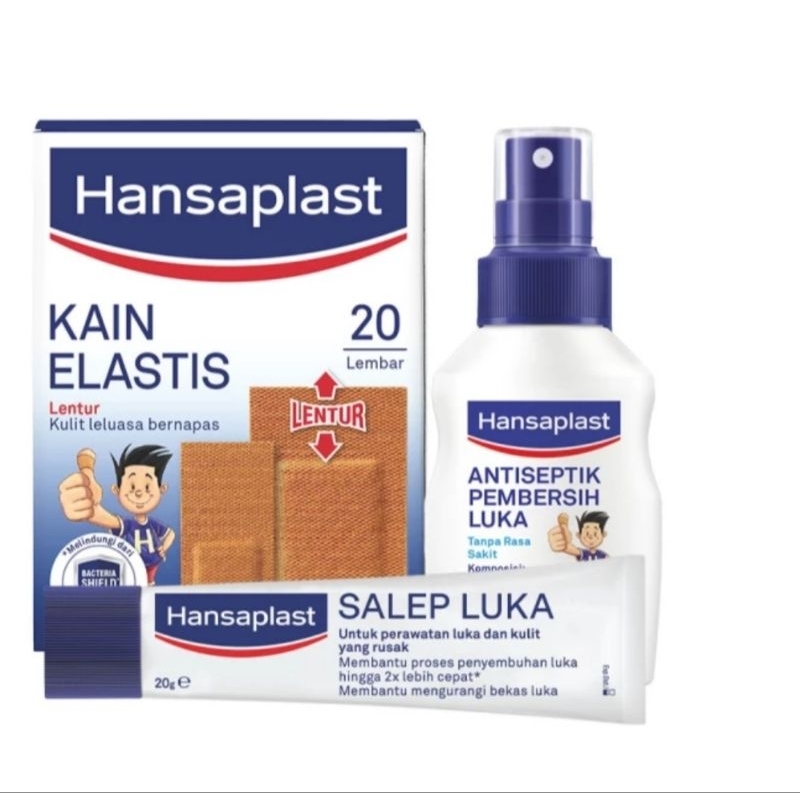 Jual Hansaplast Salep Luka 20g Antiseptik Pembersih Luka 40ml Exp 2026 ...