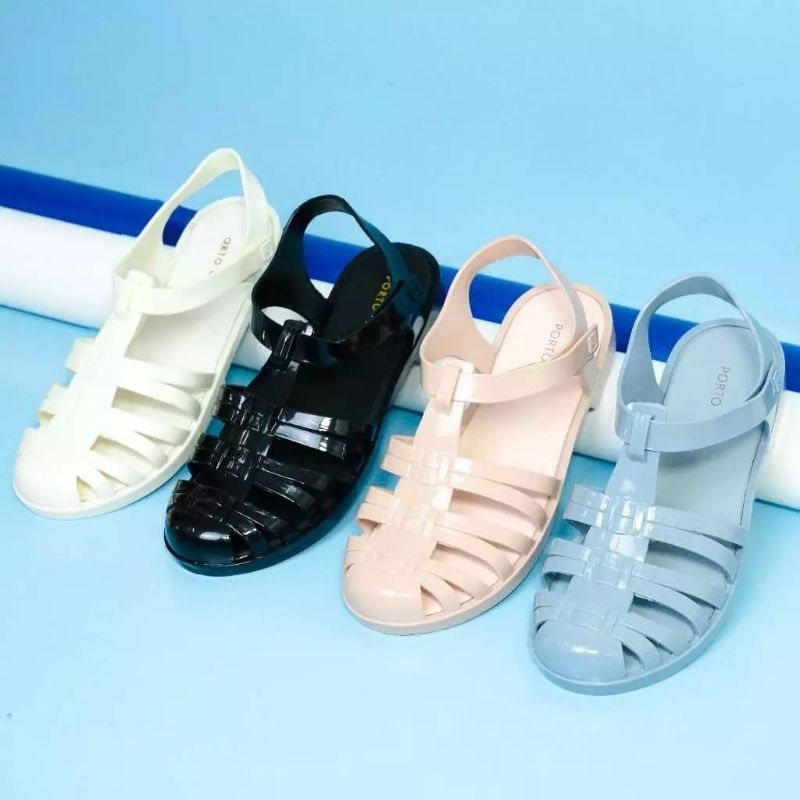 Jual PORTO ROM M- Sandal Jelly Wanita Anti Licin | Shopee Indonesia