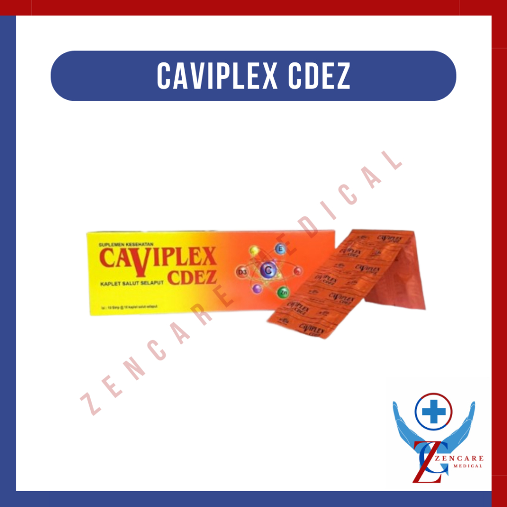 Jual Caviplex Kuning Multivitamin Dan Mineral Sebox 10 x 10 Tablet ...