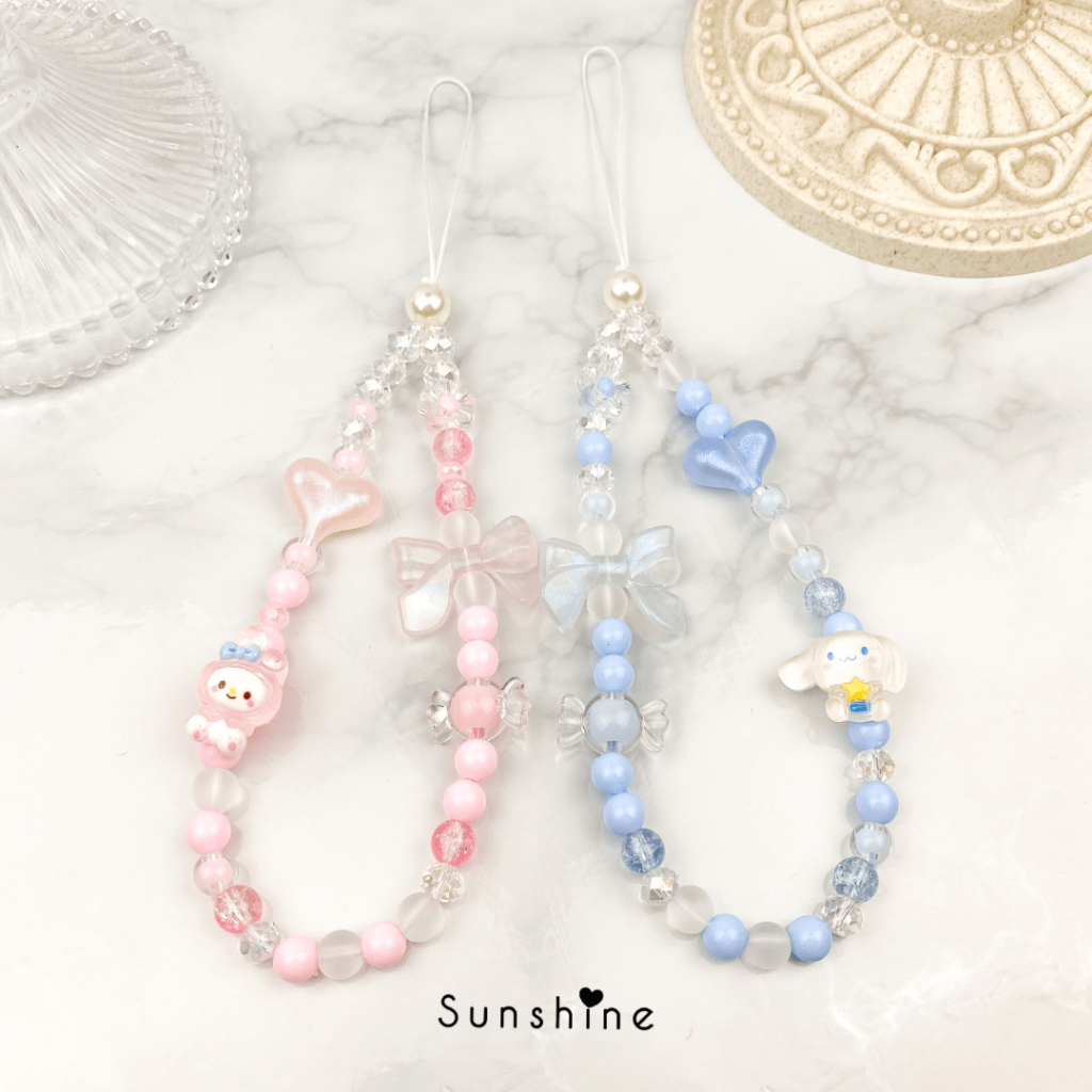 Jual Phone Strap Charm Sanrio Beads Gantungan Hp Manik Manik | Shopee ...
