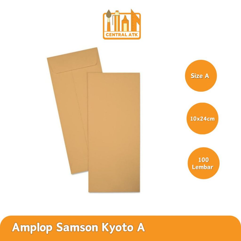 Jual AMPLOP COKLAT SAMSON KYOTO A (1 PAK) | Shopee Indonesia