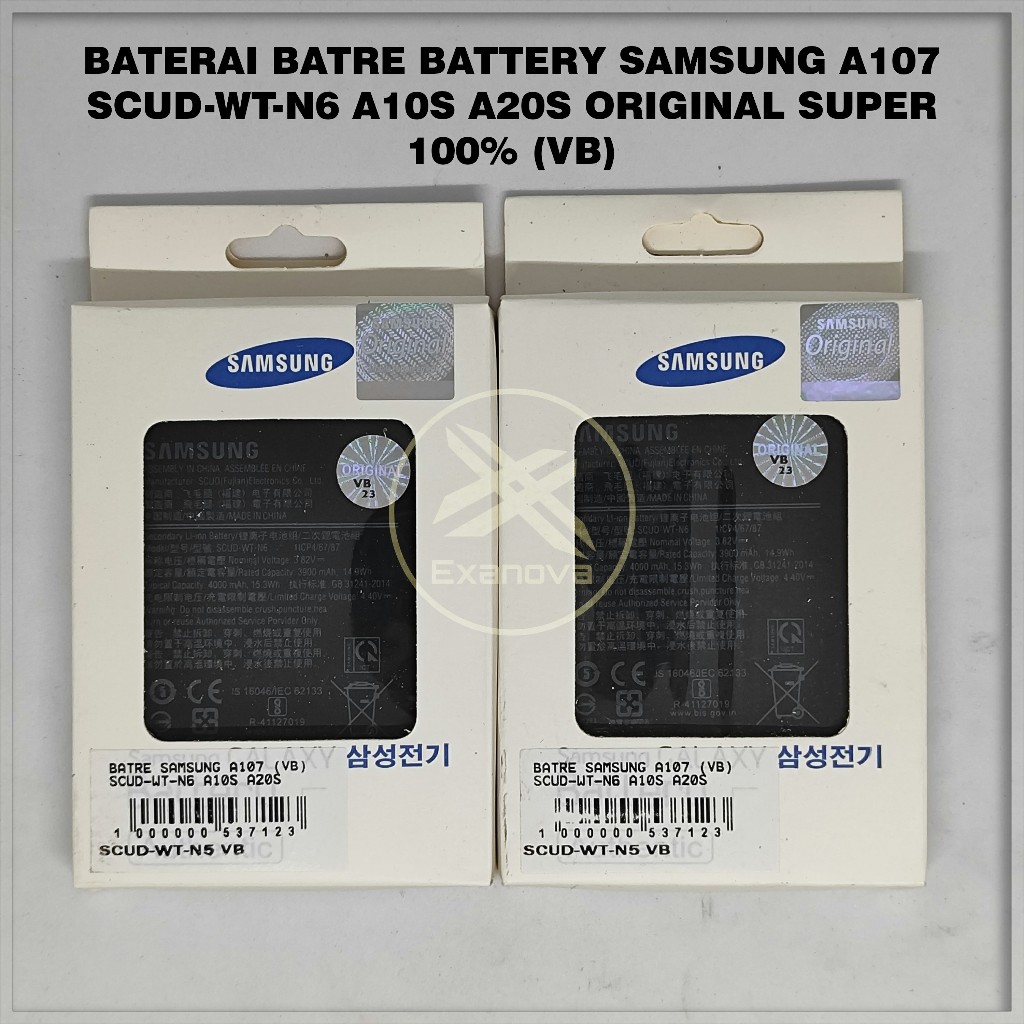 Jual BATERAI BATRE BATTERY SAMSUNG A107 SCUD-WT-N6 A10S A20S ORIGINAL SUPER 100% (VB) | Shopee ...
