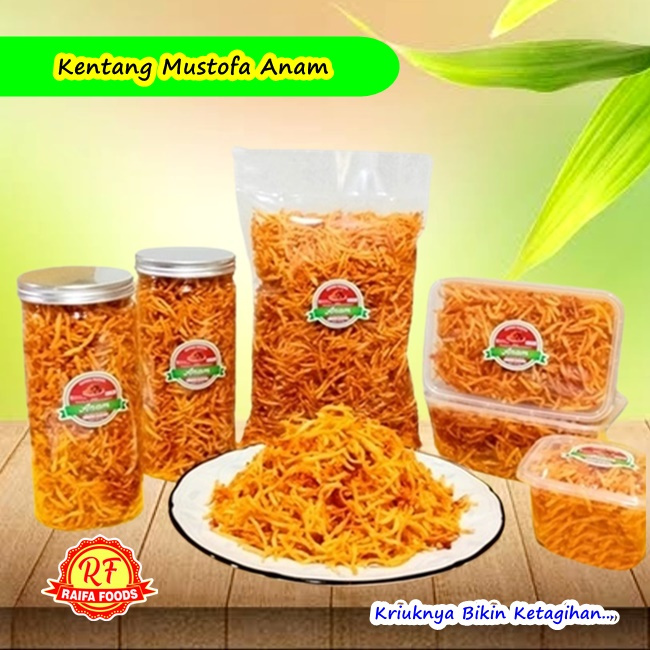 Jual Kentang Mustofa Anam, Kentang Goreng Kering Pedas Manis Original ...