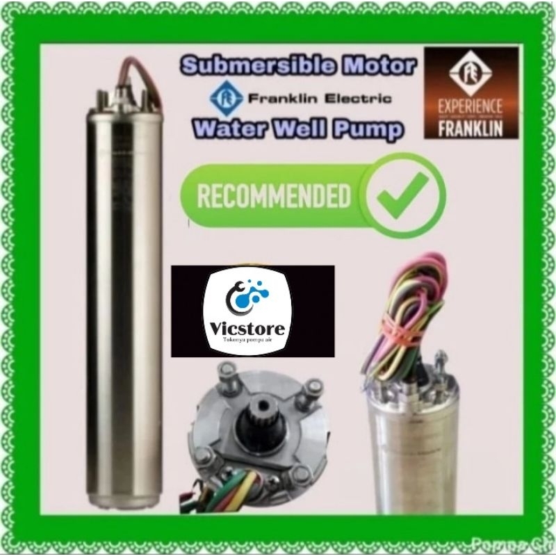 Jual Dinamo motor pompa satelit 4" Franklin 7.5hp 3phase 5.5kw submersible | Shopee Indonesia