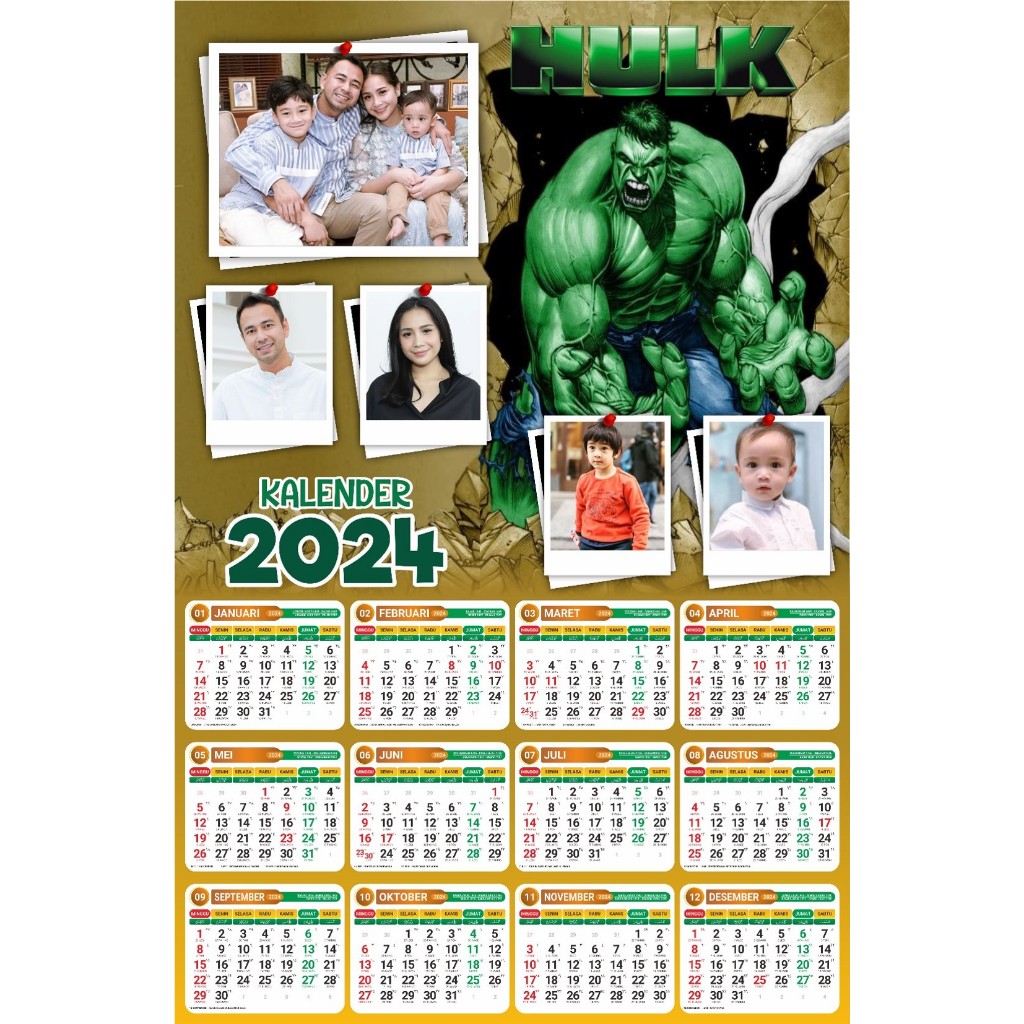 Jual CETAK KALENDER 2024 MURAH | CETAK KALENDER CUSTOM | KALENDER TEMA ...