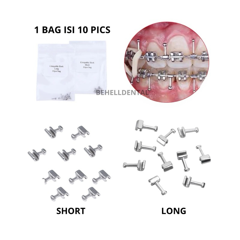Braces Elastics Tool Dental Orthodontic Activity Crimpable Hooks ...