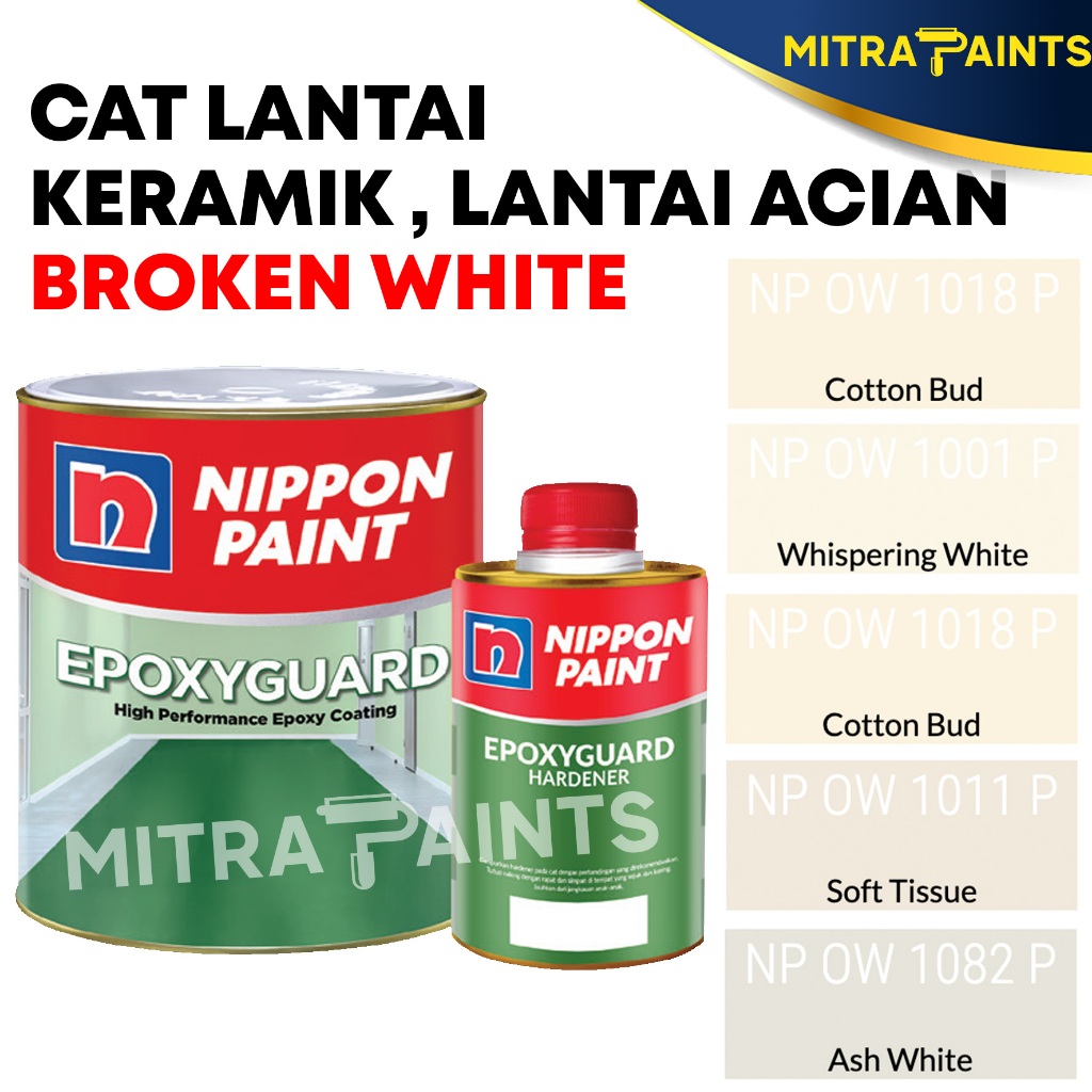 Jual CAT EPOXY LANTAI 2 KOMPONEN CAT KERAMIK 1 KG / EPOXY GUARD NIPPON ...