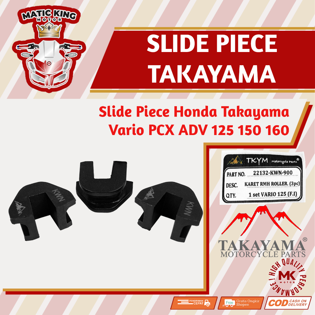 Jual Slider Slide Piece Vario PCX ADV 125 150 160 KWN KZR K35 K36 K97 ...
