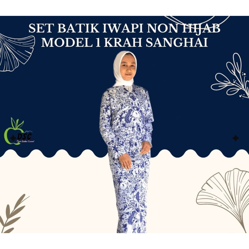 Jual Setelan seragam batik IWAPI terbaru baju batik iwapi seragam iwapi ...