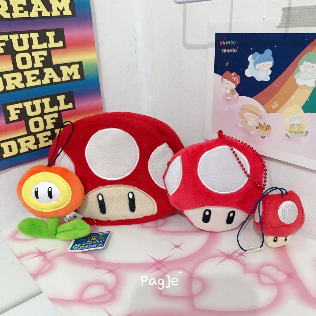 Jual Mario Kart Items (Medium Toad Purse/ Small Toad Purse/ Small Toad ...