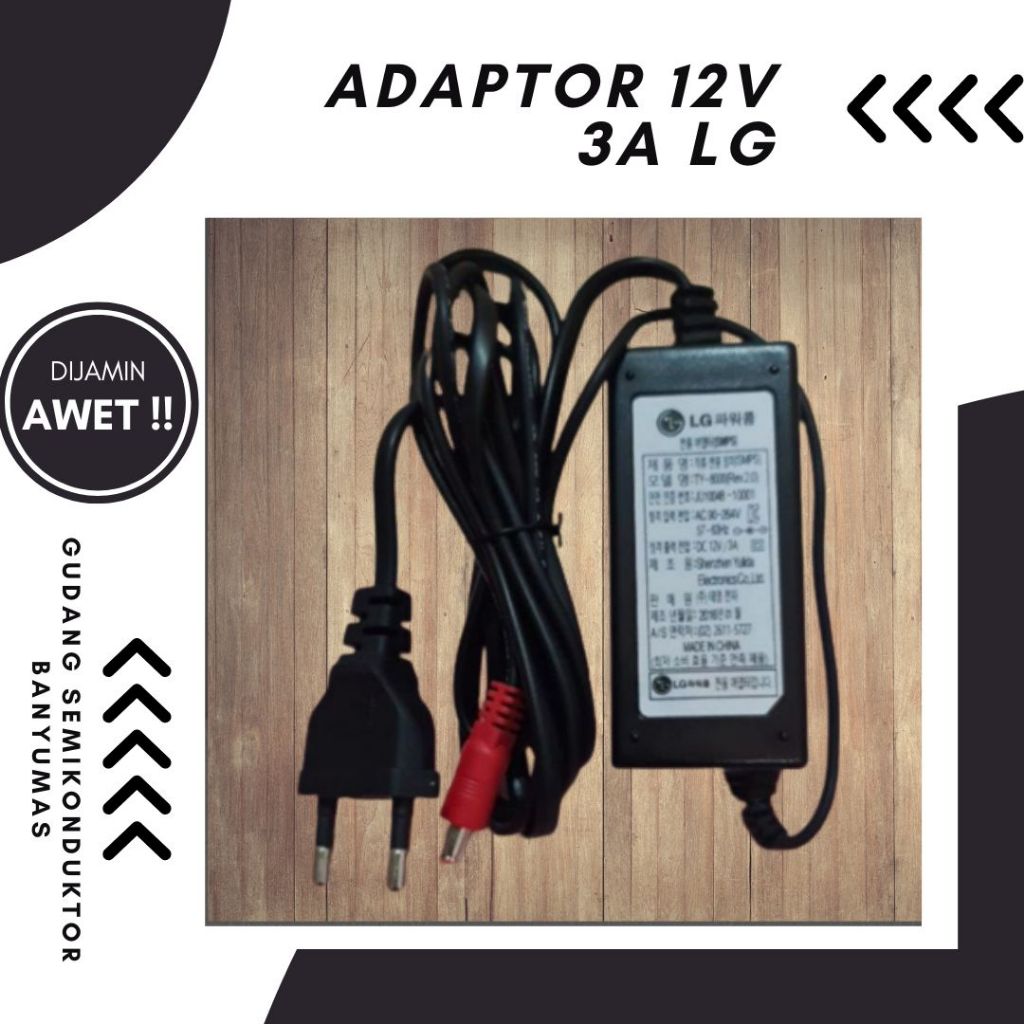 Jual ADAPTOR 12V 3A ADAPTOR 12 VOLT 3 AMPER SMPS 12 V 3 AMPERE | Shopee ...