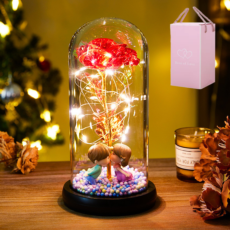 Jual BISA COD Lampu LED Bunga Bunga Mawar Box Lampu Bunga Cantik Bunga ...