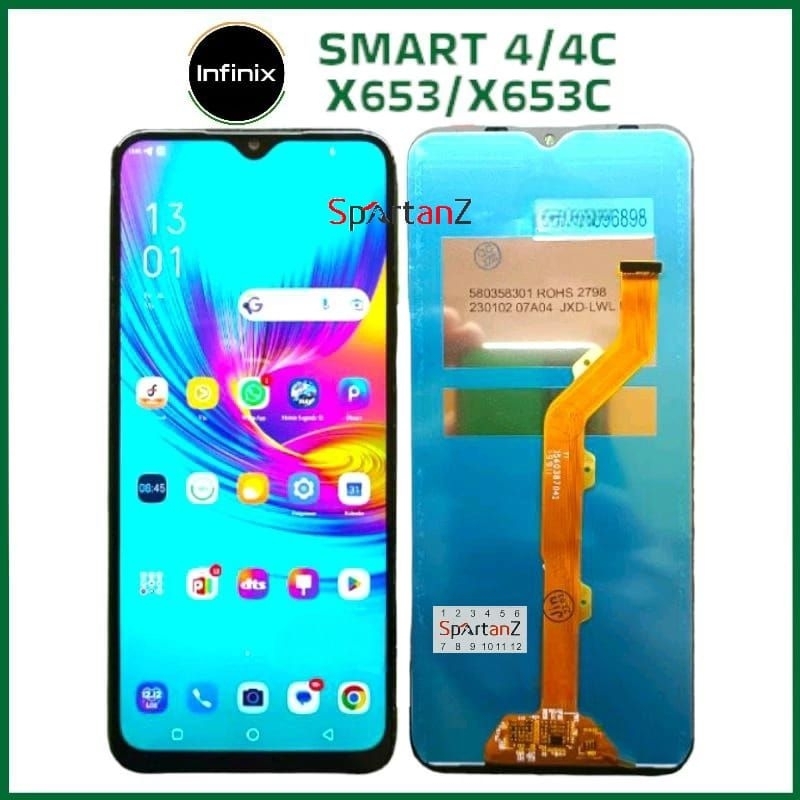 Jual Lcd Touchscreen Infinix Smart 4 / 4C X653 X653C FULLSET | Shopee Indonesia