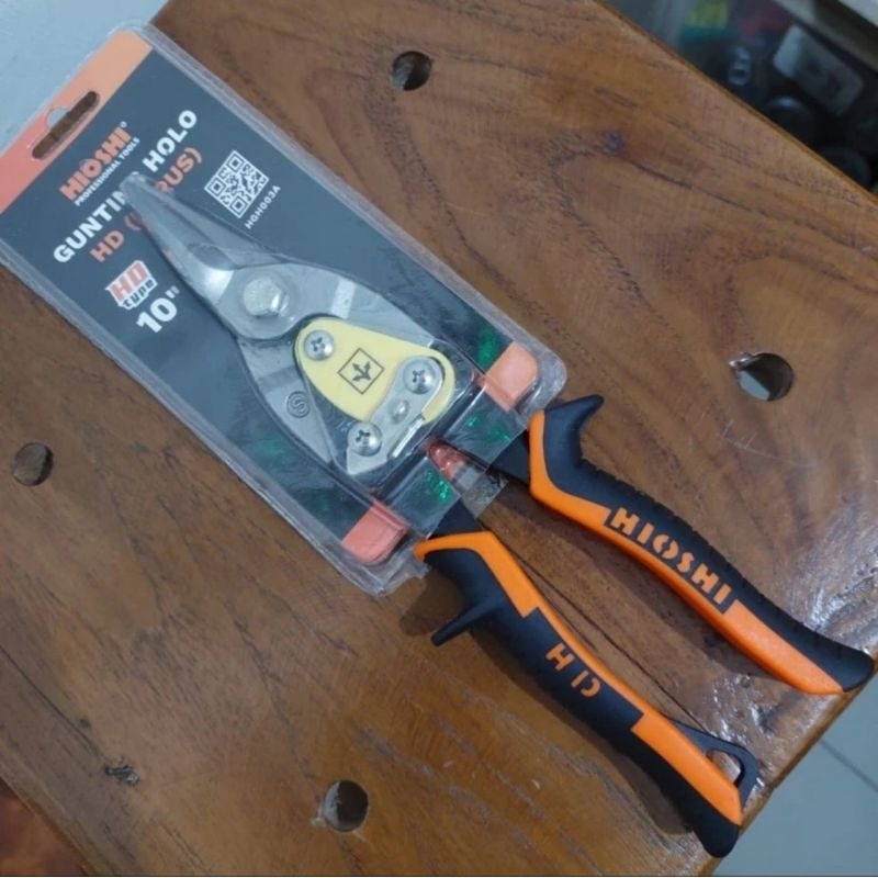 Jual Tang Potong Hioshi 10" Gunting Plat Seng Holo Wire Mesh Heavy Duty ...