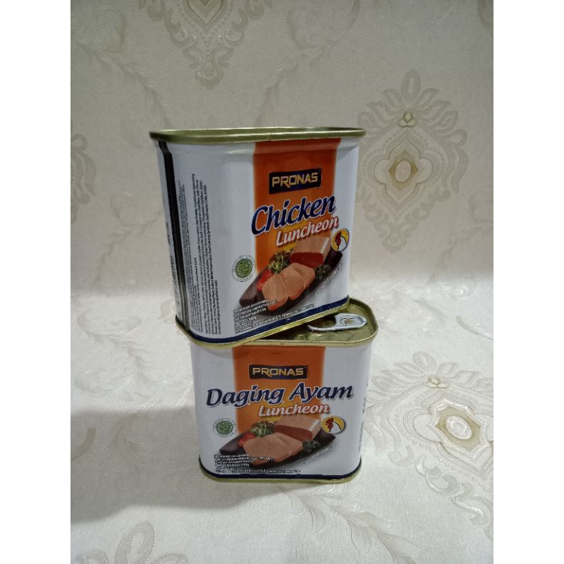 Jual Pronas Chicken Luncheon daging ayam 340g | Shopee Indonesia