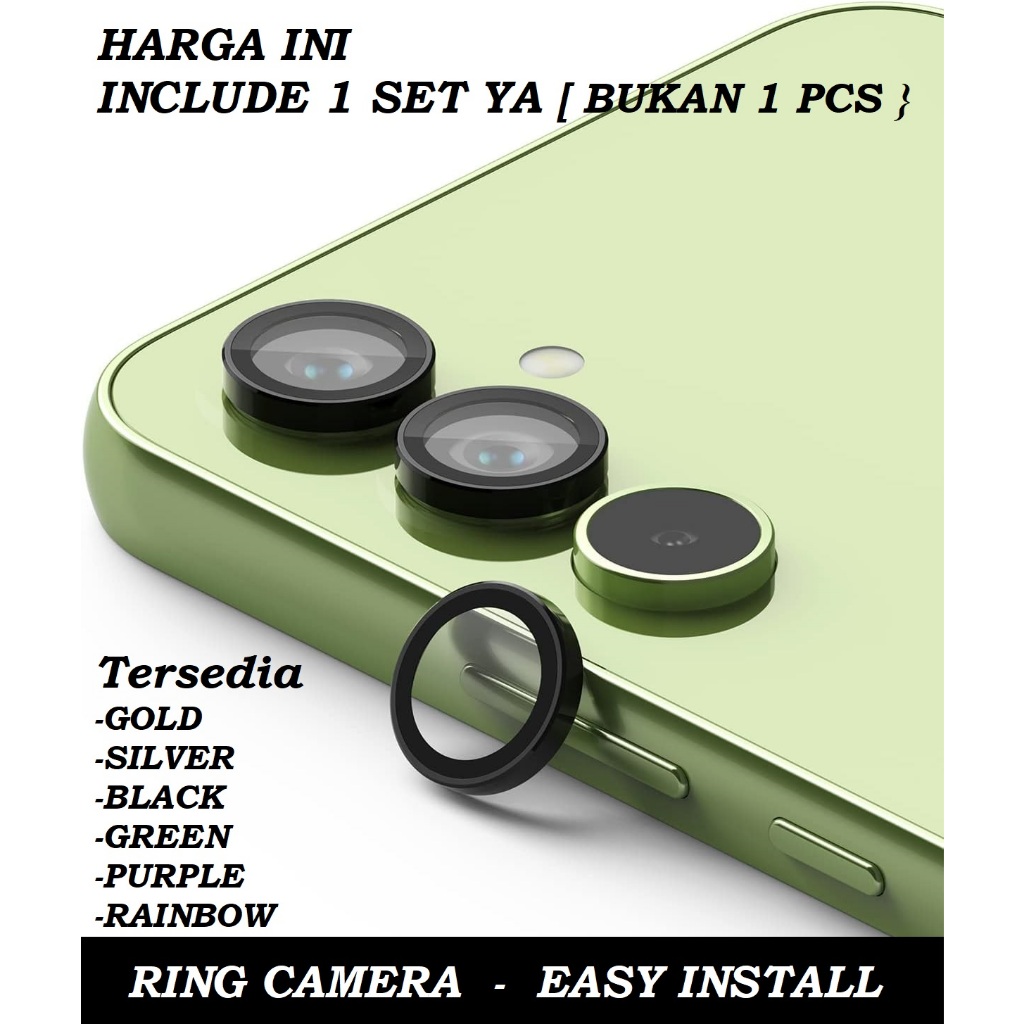 Jual 1 Set ! RING 3 Camera Full Frame Samsung A05 A05s A15 A14 A25 A24 ...