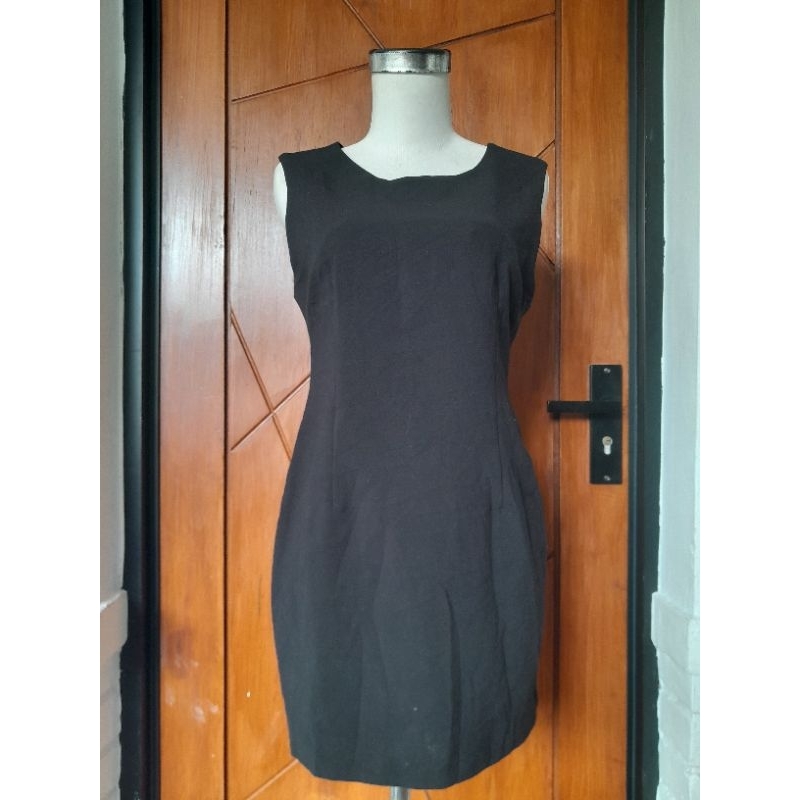Jual DRESS HITAM/DRESS KANTOR/DRESS KERJA/BRUKAT Etalase 8 | Shopee ...