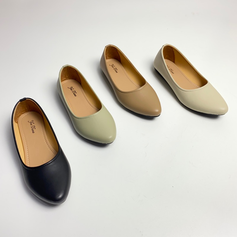 Jual BIG SALE PROMO DN 21 - Sepatu Balet Wanita Flat Shoes Sol Karet ...