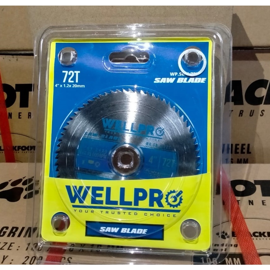 Jual BLACKFOOT mata gergaji halus tipis 4 inch x 72T non TCT circular ...
