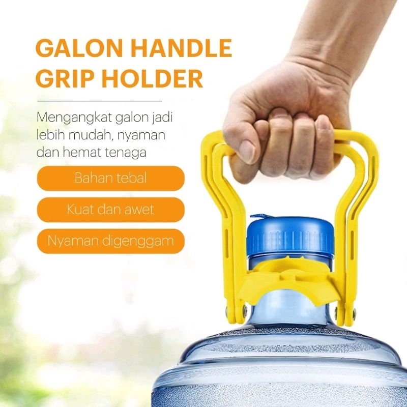 Jual alat angkat galon besar 2in1 double handle jepitan air galon besar ...