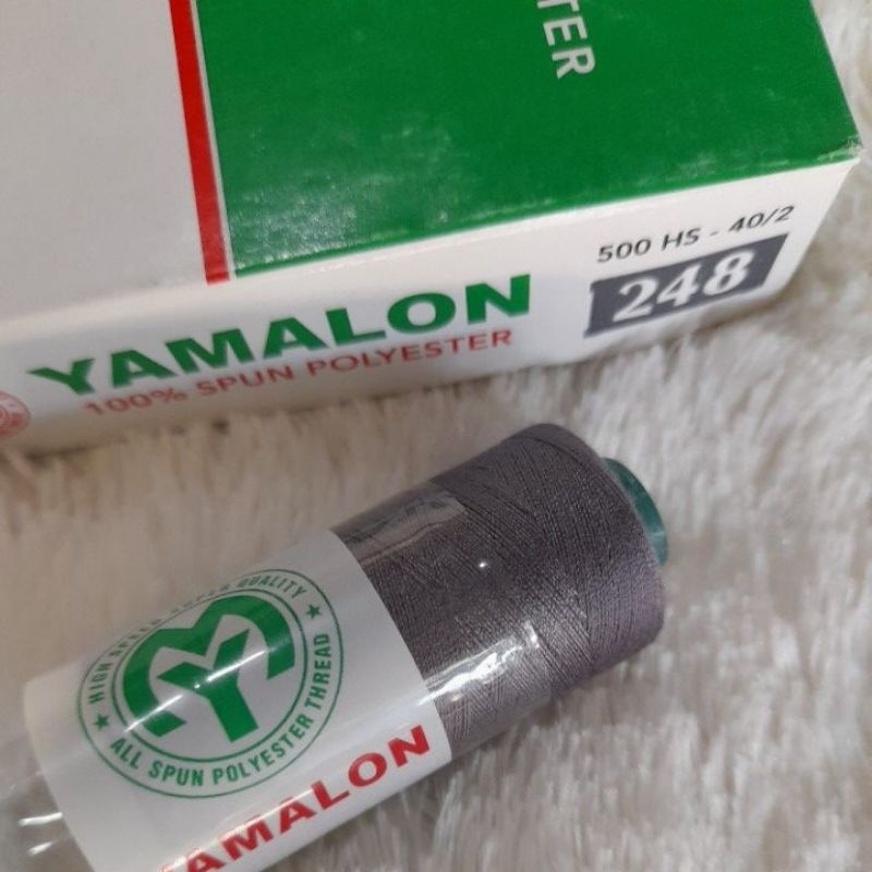 Jual [6/6] Benang Jahit Yamalon 500 yds Abu Abu | Shopee Indonesia