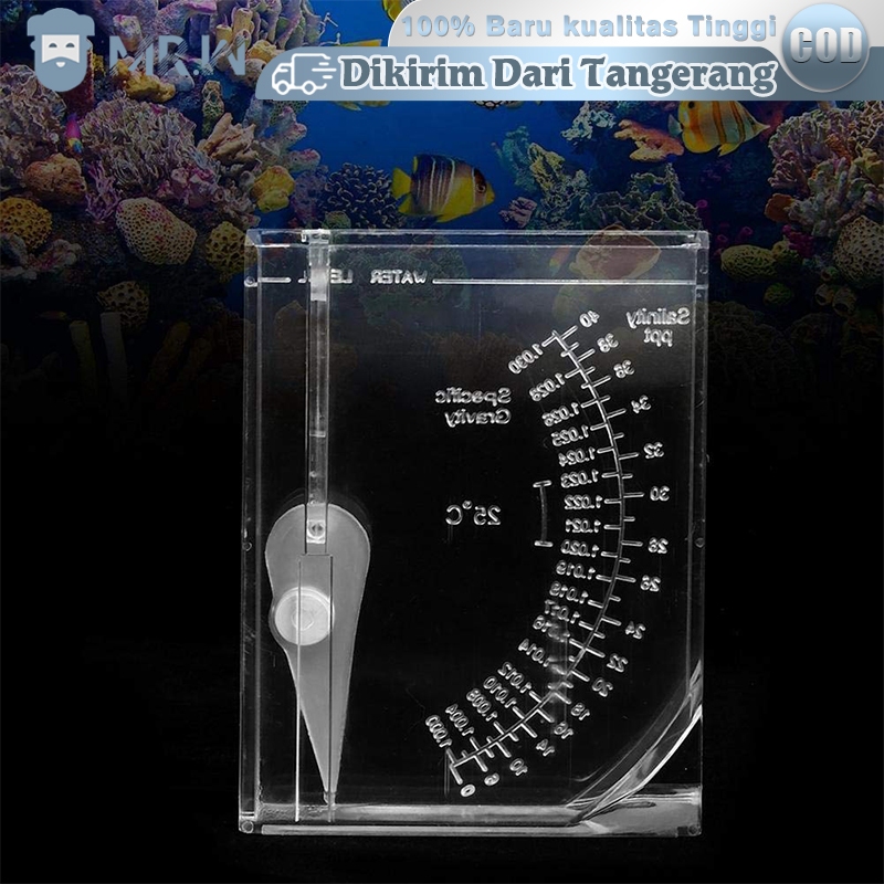 Jual Salinity Hydrometer / Pengukur Kadar Garam / Salt Water Salinity ...