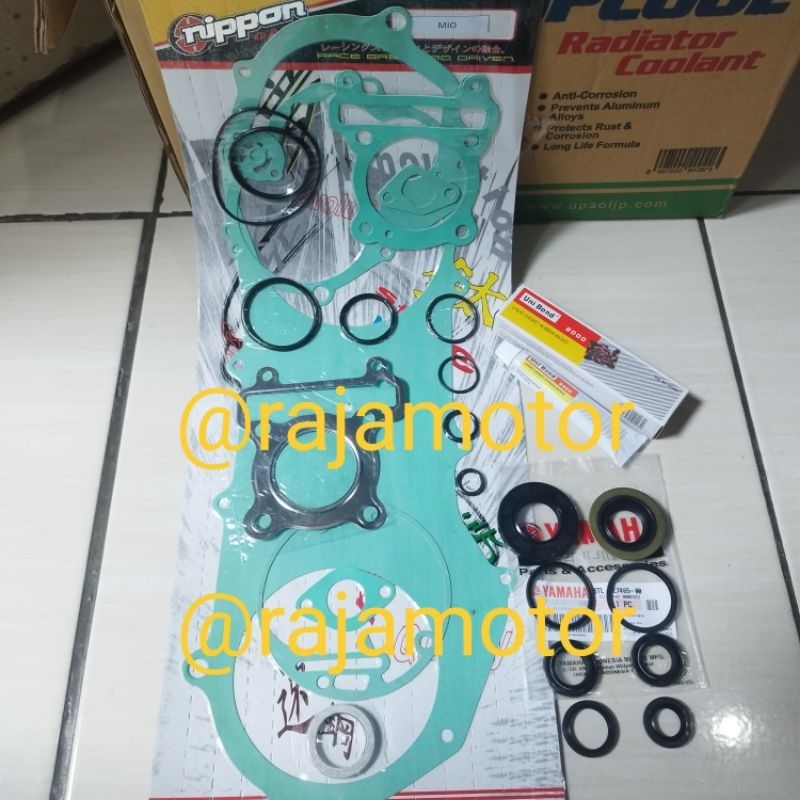 Jual PAKING FULL SET MIO 5TL + SEAL KOMPLIT + LEM PAKING GASKET HIGH QUALITY KUALITAS TERJAMIN ...