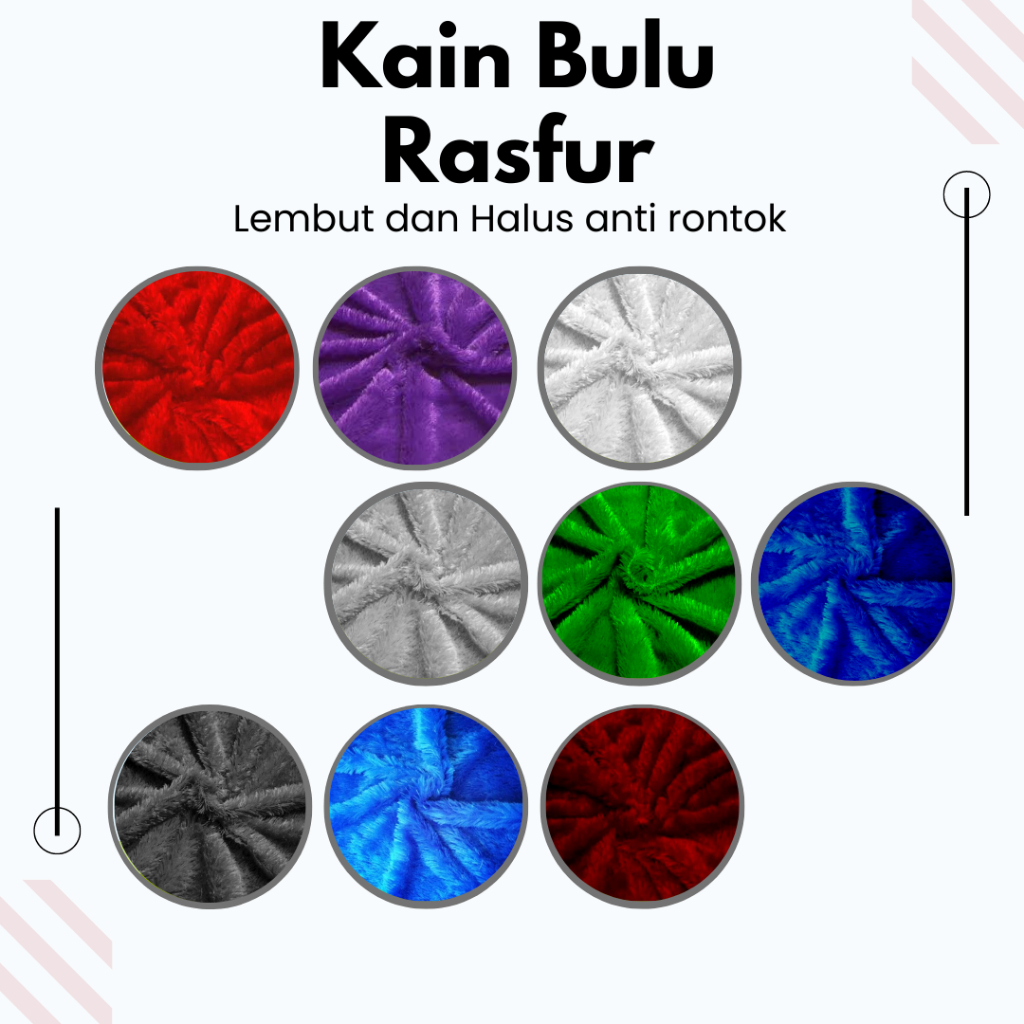 Jual KAIN BULU RASFUR METERAN Lebar 180cm | Shopee Indonesia