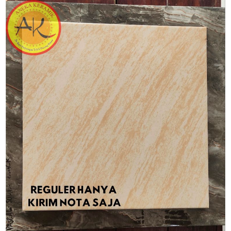 Jual Keramik Lantai Ruangan Kilap Motif Marmer Glossy 40x40 Hazen Beige ...