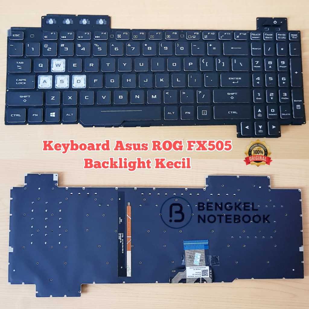 Jual Keyboard Asus ROG FX504 FX504G FX504GE FX504GD FX504GM FX505 FX80 ...