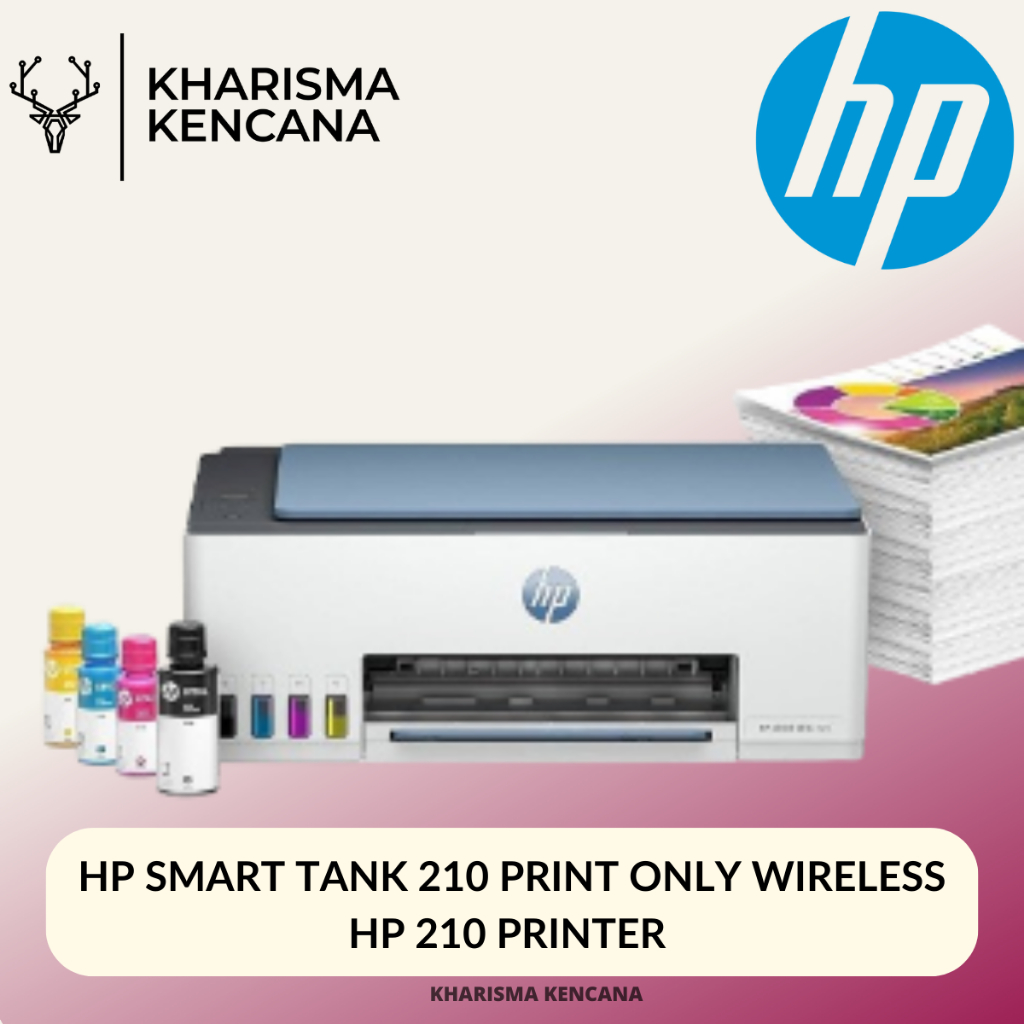 Jual HP SMART TANK 210 PRINT ONLY WIRELESS HP 210 PRINTER | Shopee ...