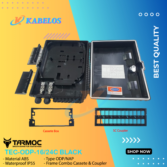 Jual ODP 8/16/24 Core Double Lock COMBO | ODP 8 16 24C Kosongan HITAM ...