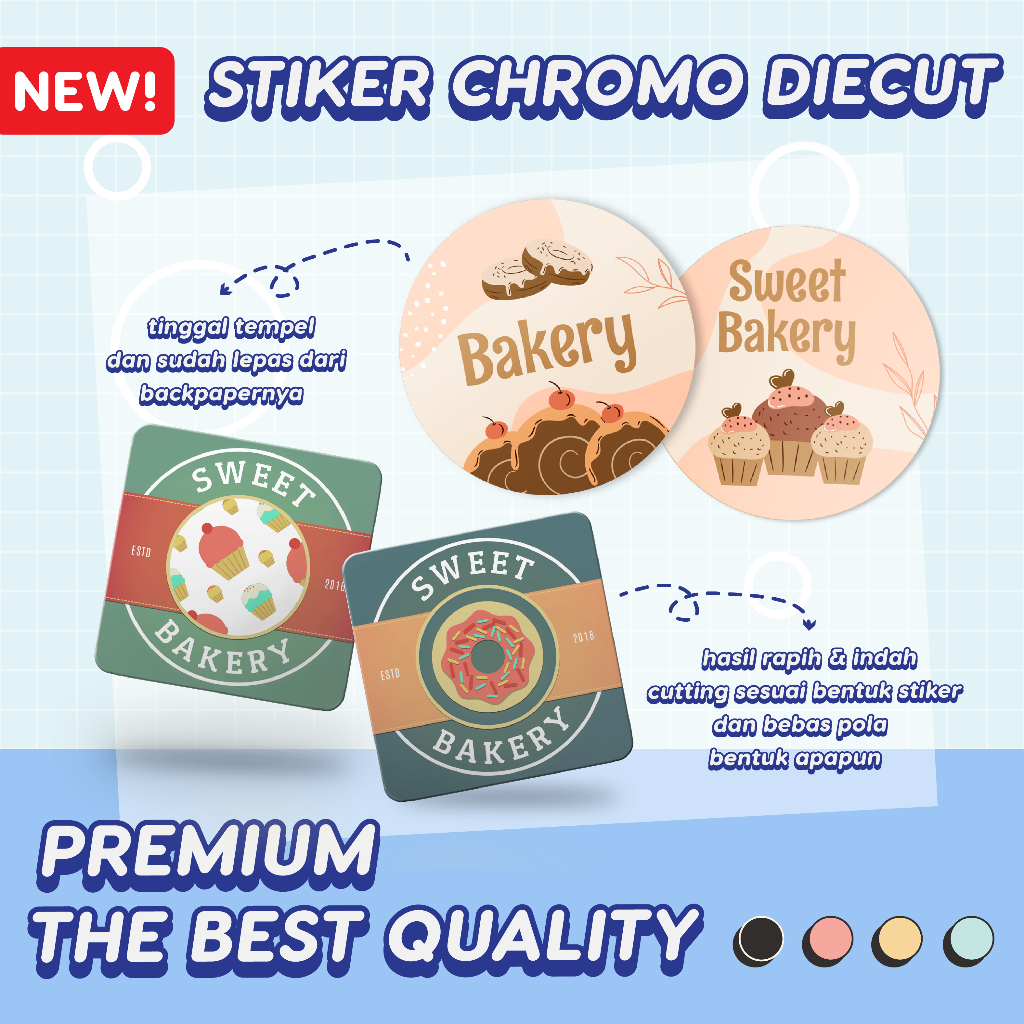 Jual Stiker Custom Cutting Die Cut Putus Bentuk Chromo Cetak Label ...