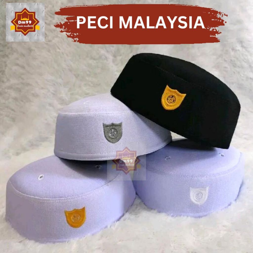 Jual PECI MALAYSIA PUTIH DAN HITAM ATAS BERLOBANG, LOGO KIRI KANAN DAN ...