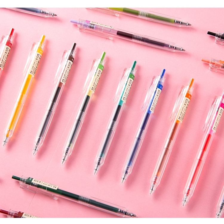 Jual M&G Retractable Colorful Gel Pen 0.5 / Pena Pulpen Ballpoint Warna ...
