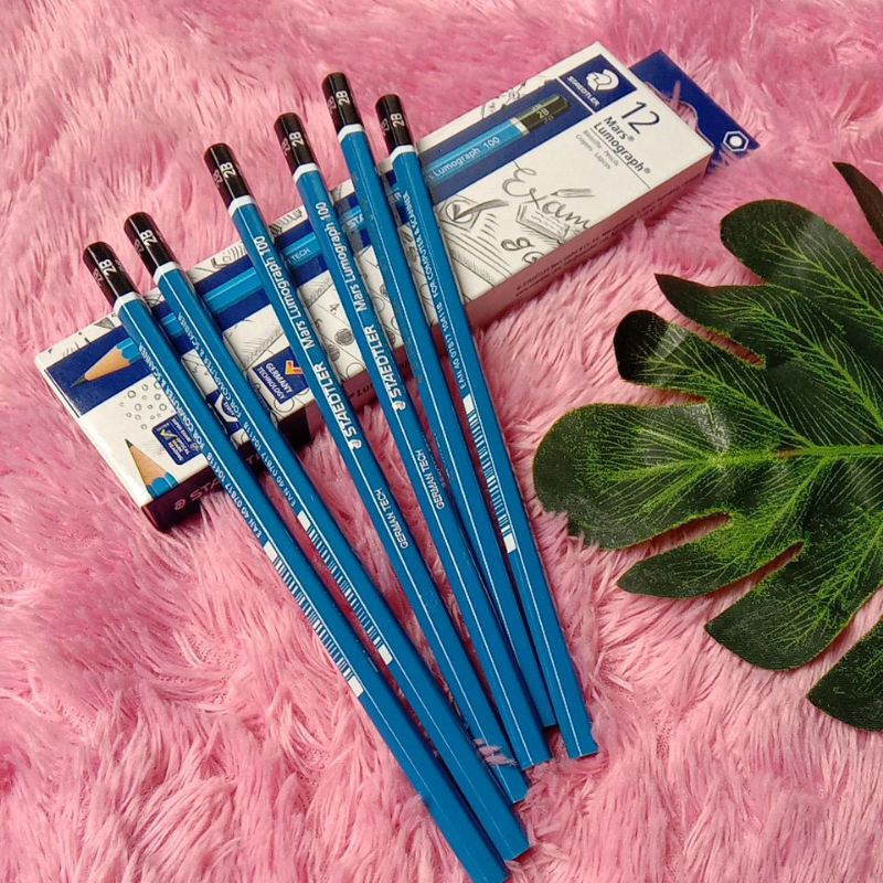 Jual Pensil 2B asli pensil Staedtler original ujian komputer Mars ...