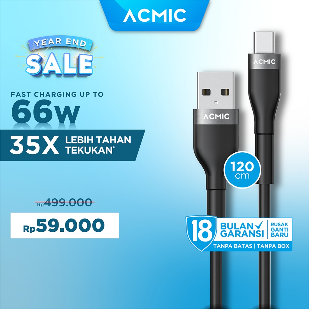 Jual ACMIC UNILINE Apple MFi Cable Original Kabel Data Fast Charging ...