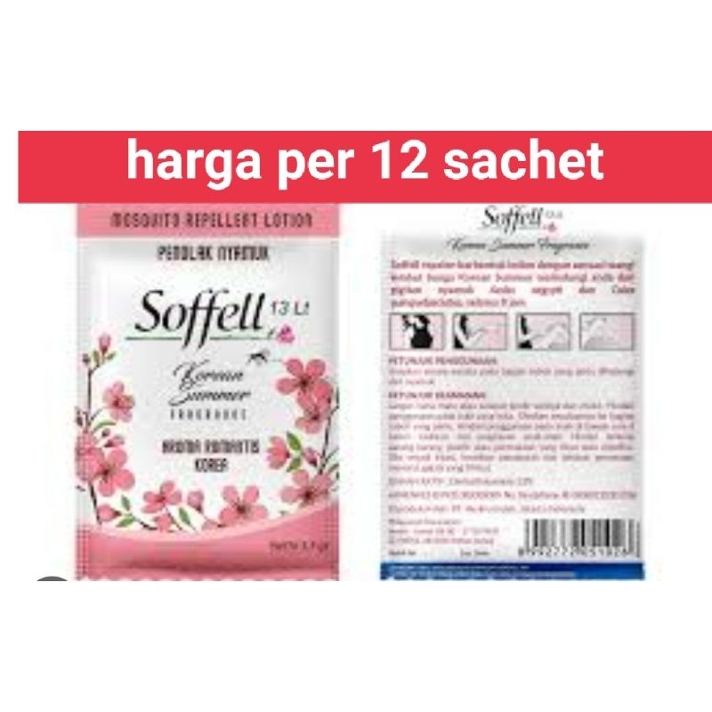 Jual soffell korean summer 12 sachet | Shopee Indonesia