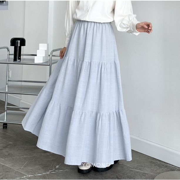Jual HONEY LAYER SKIRT / ROK LINEN / ROK LAYER | Shopee Indonesia