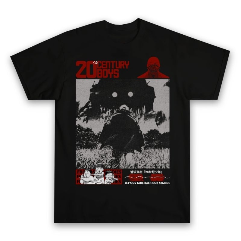 Jual AFTEREIGHT.ID - KAOS 20TH CENTURY BOYS KENJI VS ROBOT MANGA PANEL ...