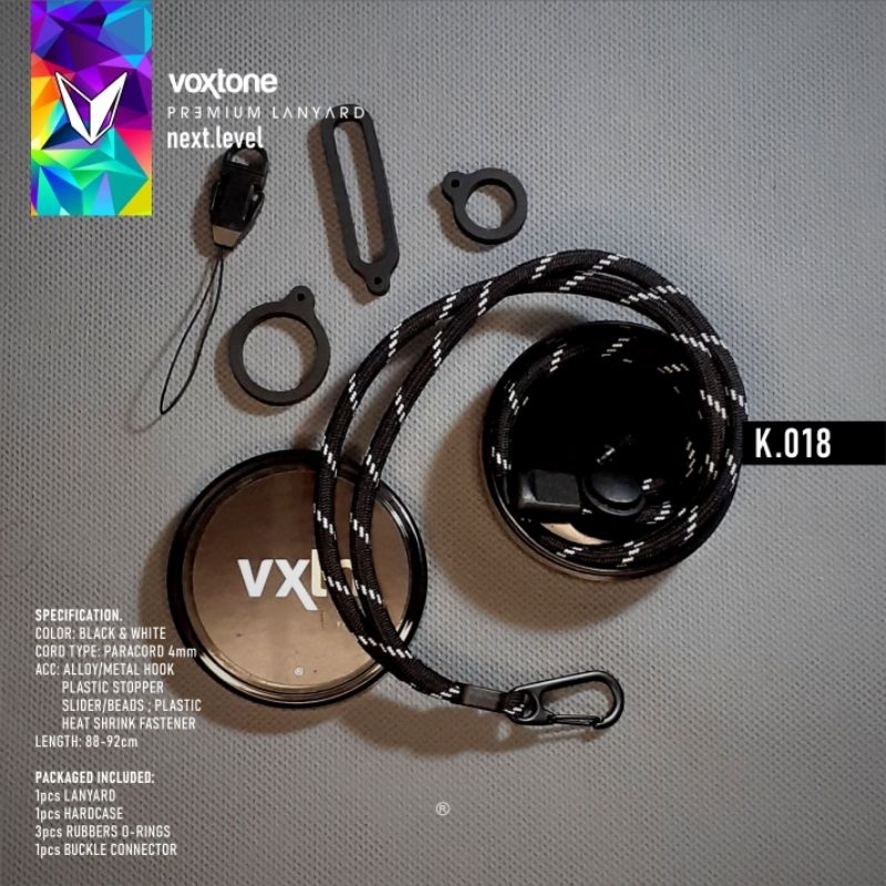 Jual Premium Lanyard - Kalung Pengait untuk HP, ID Card, Flash Disc, Camera - Voxtone Next Level ...