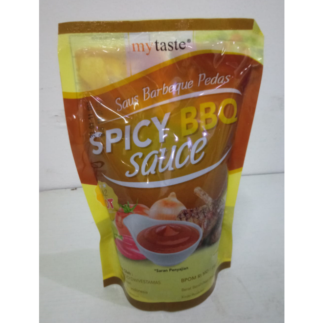 Jual My Taste BBQ Sauce Pedas Lvl 2 My Taste 500 GR Barbeque Saus Pedas ...