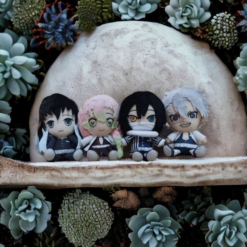 Jual Hashira Chibi Plush demon slayer Muichiro , Mitsuri , Obanai ...