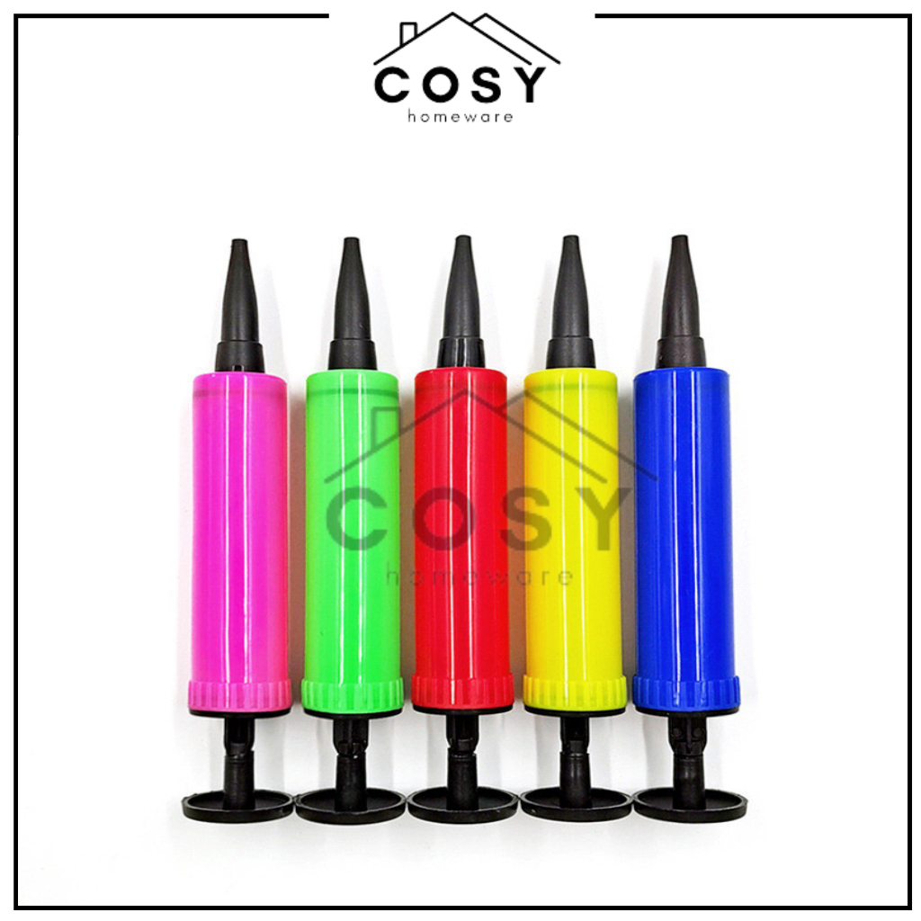 Jual COSY Pompa Balon Tangan Manual / Alat Pompa Tiup Angin Balloon ...