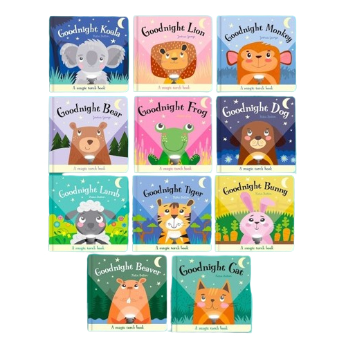Jual A Magic Torch Book - Goodnight Lion/ Bear/ Monkey/ Frog/ Cat/ Dog ...