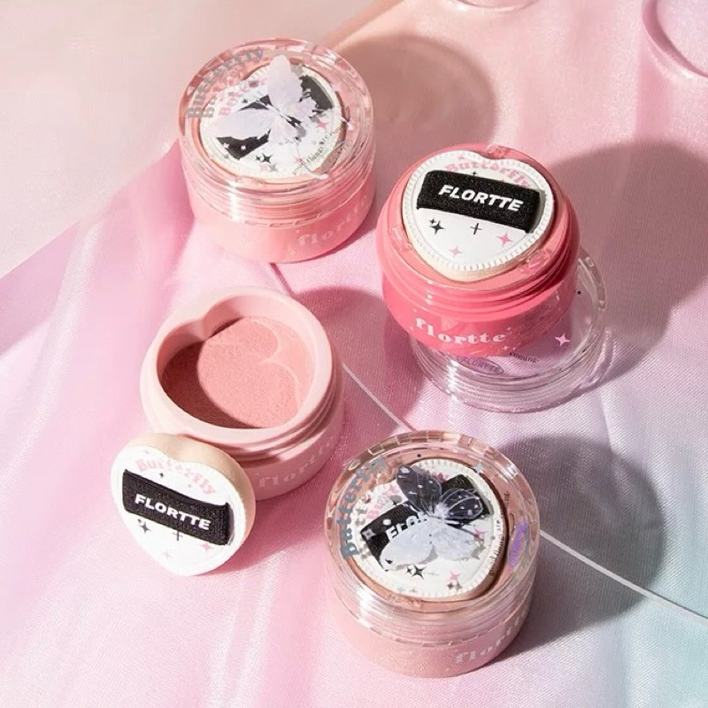Jual FLORTTE Butterfly Airy Cream Blush | Shopee Indonesia