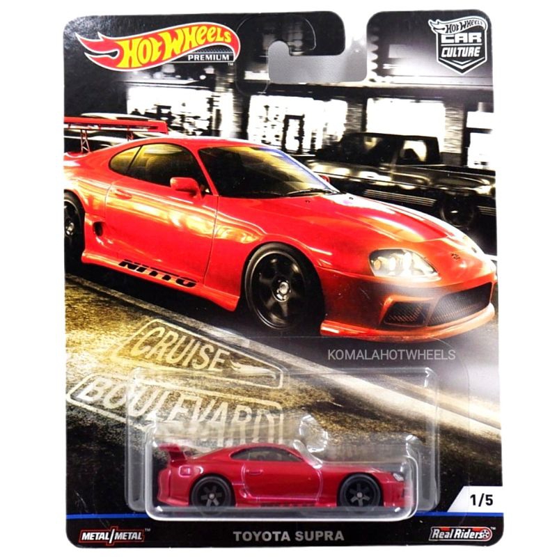 Jual Hot Wheels Toyota Supra Merah Premium Cruise Boulevard | Shopee ...