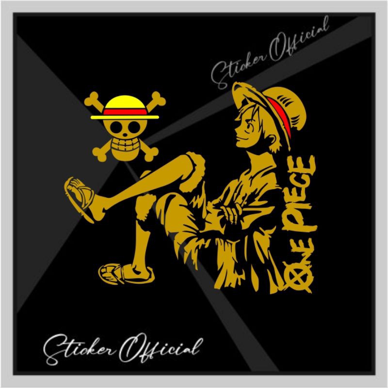 Jual sticker one piece sticker cutting | Shopee Indonesia
