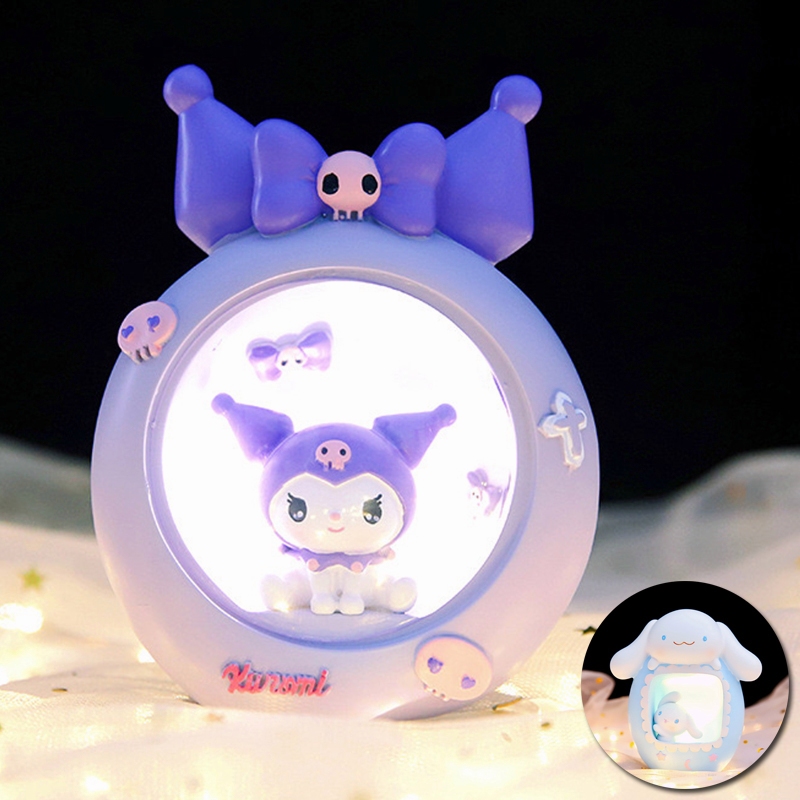 Jual Kuromi Cinnamoroll Lampu Bintang Kartun Ornamen Resin Lampu ...